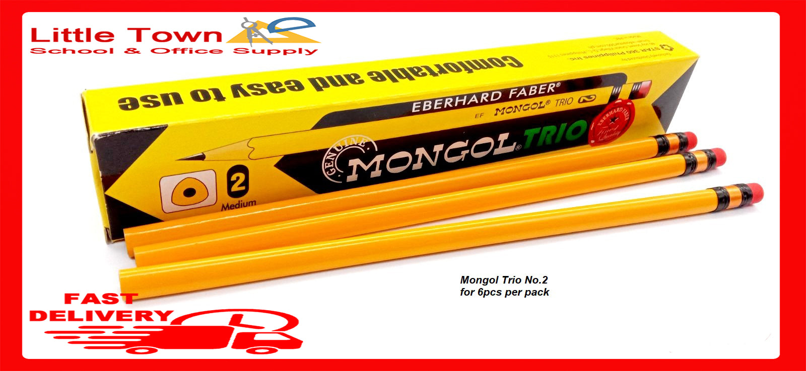 6pcs Mongol Writing Pencil Sketch Drawing pencils – Little Town PH